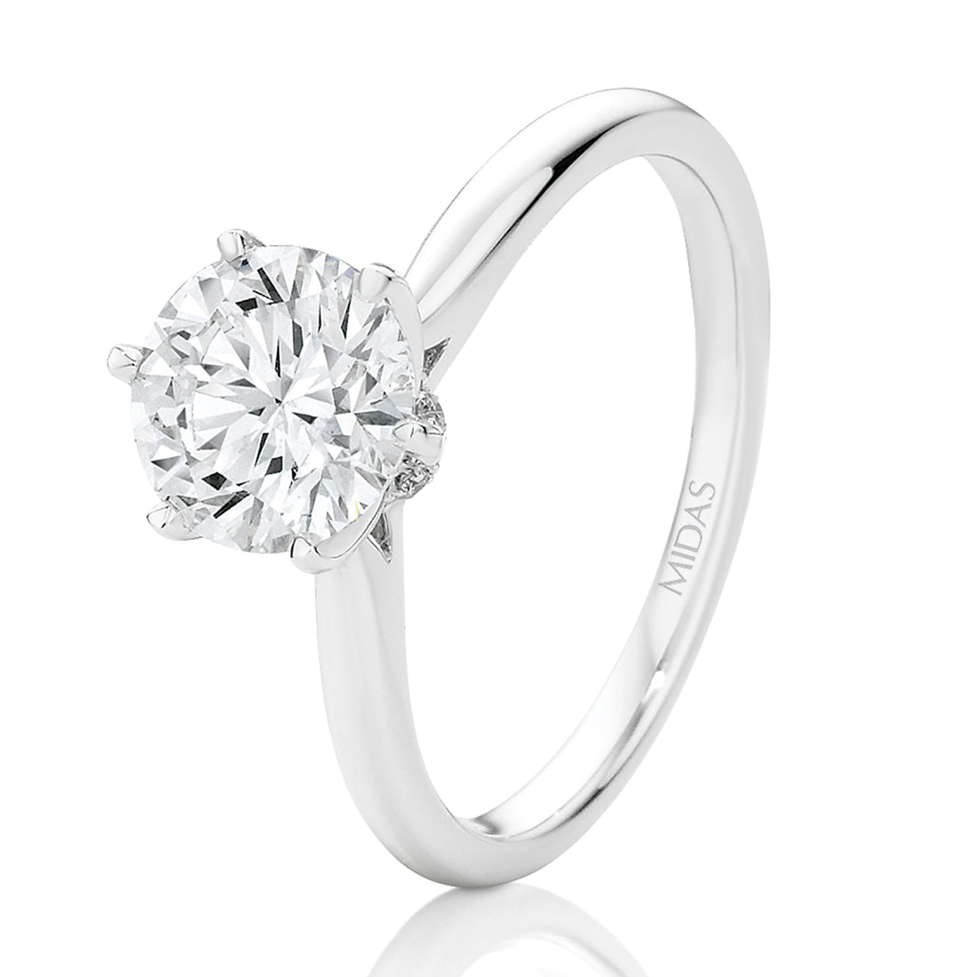 Round Brilliant Diamond Cut Engagement Ring